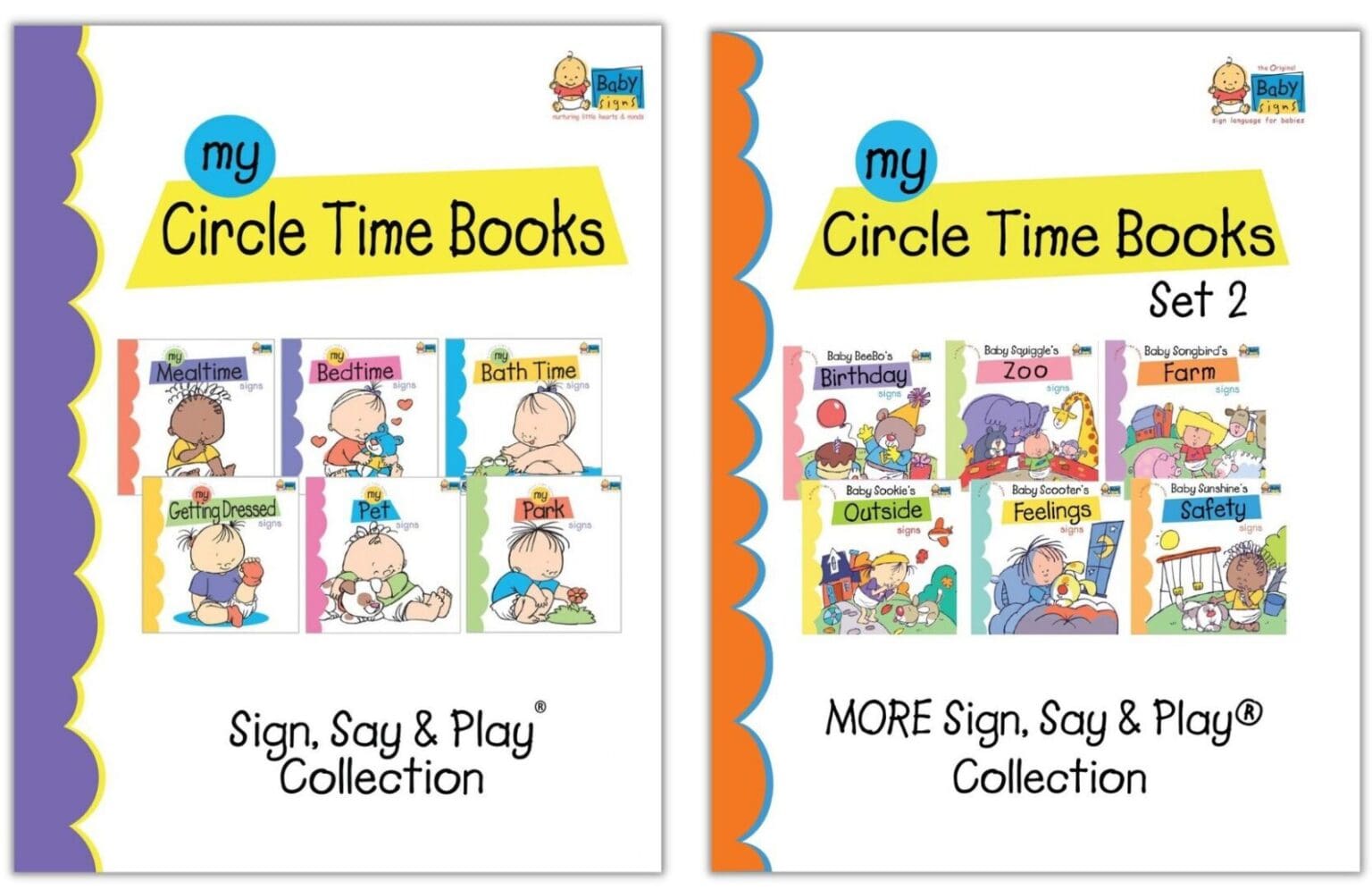 Circle Time Book Collection Set 1 & 2 - Baby Signs®