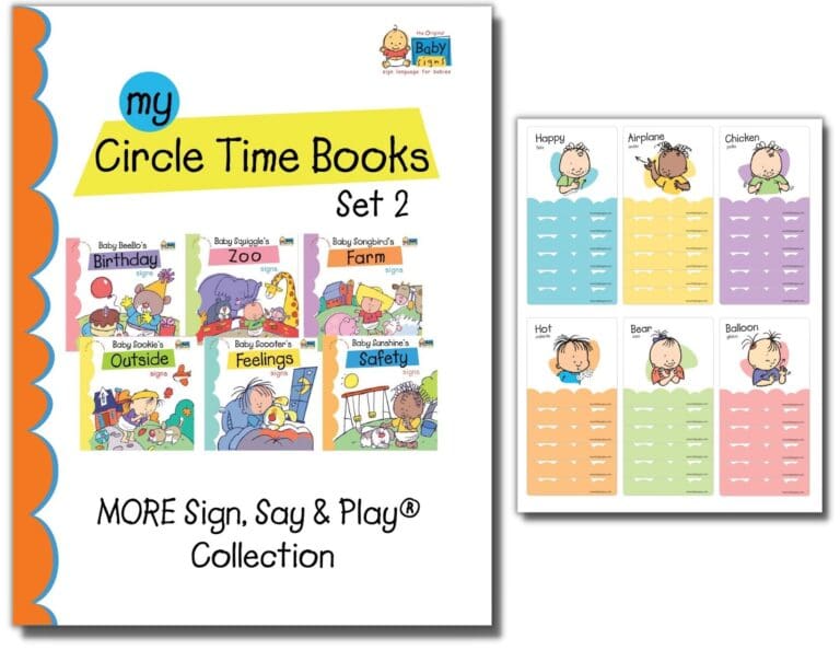 Baby Signs® Circle Time Book Collection & Concept Cards: Set 2 | 36 ...