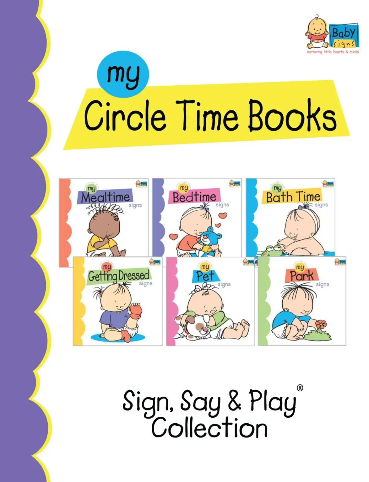 Baby Signs® Circle Time Book Collection Set 1 – Large-Format Storybooks ...