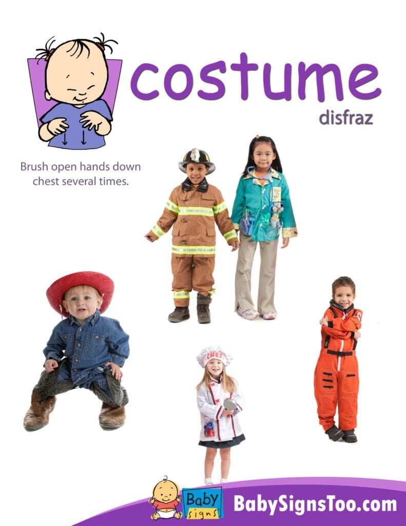 Halloween Signs Poster Pack - Baby Signs®