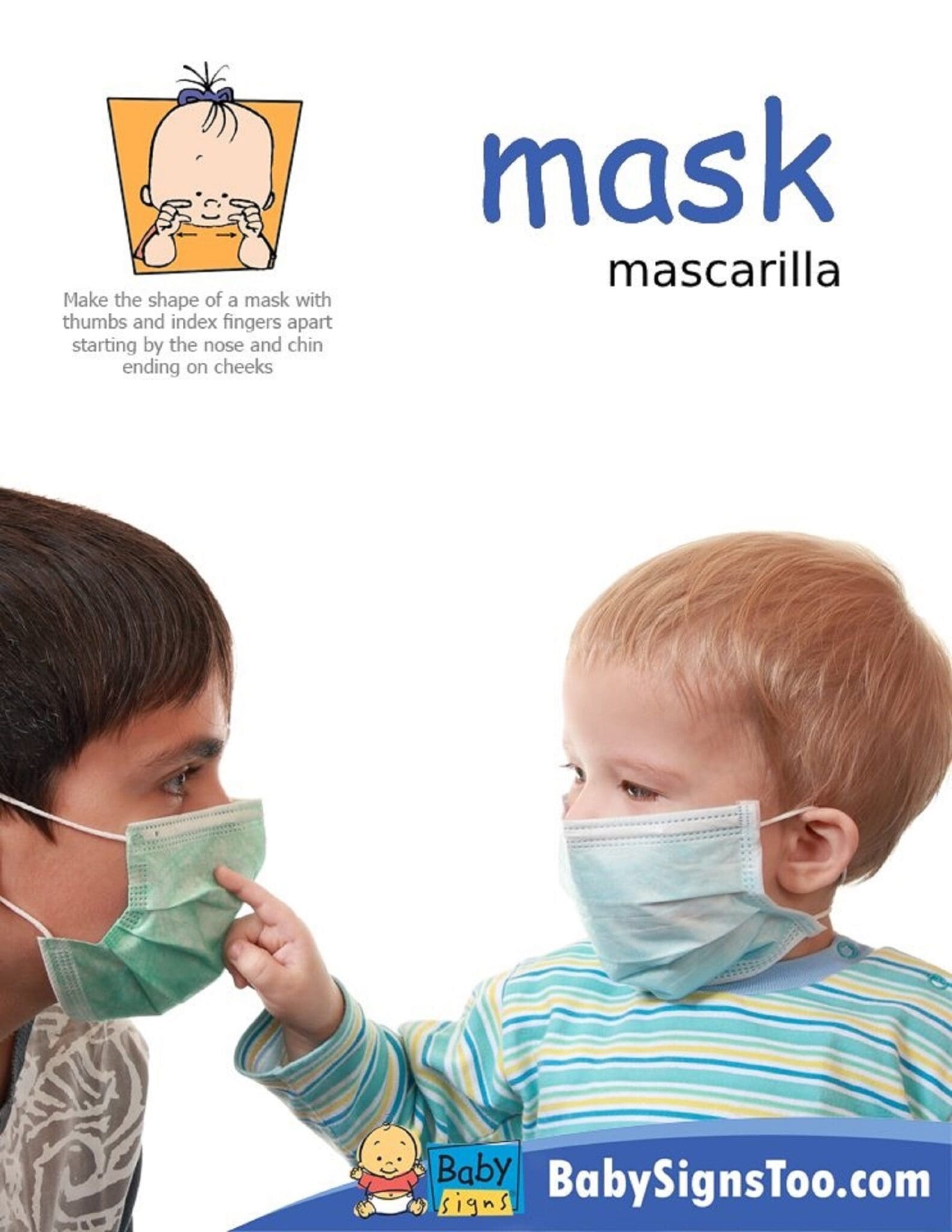 Mask and Wash Posters | Baby Signs®