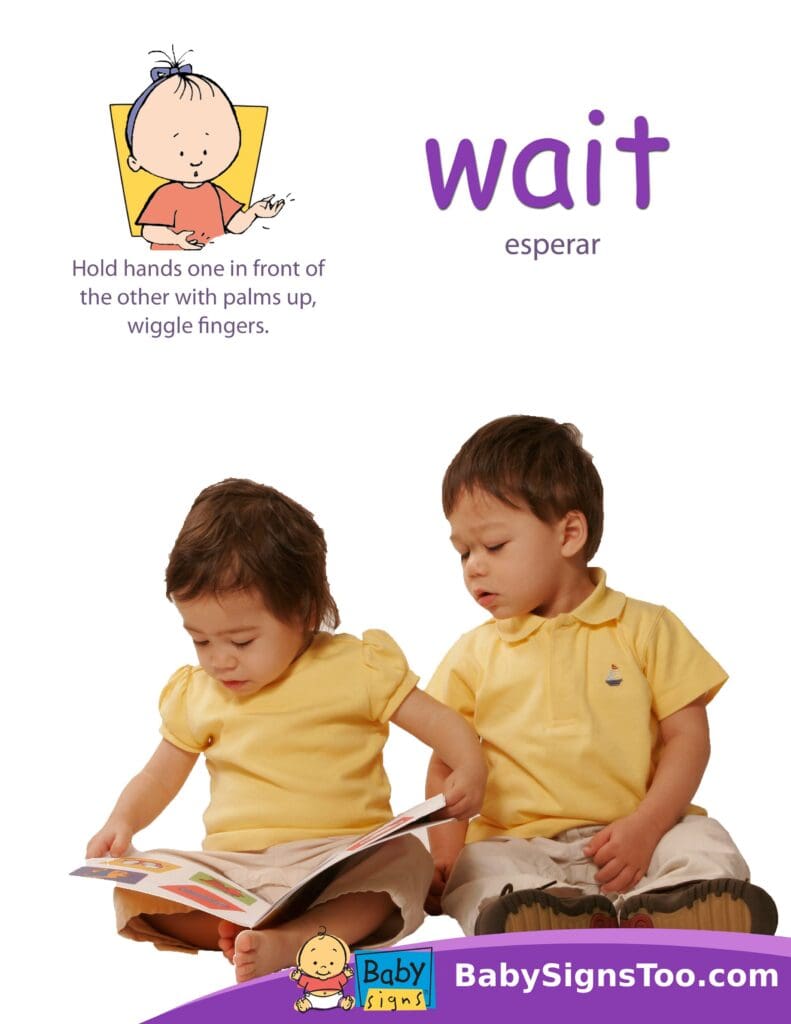 Action Signs Poster Pack | Baby Sign Language for Everyday Actions (6 ...