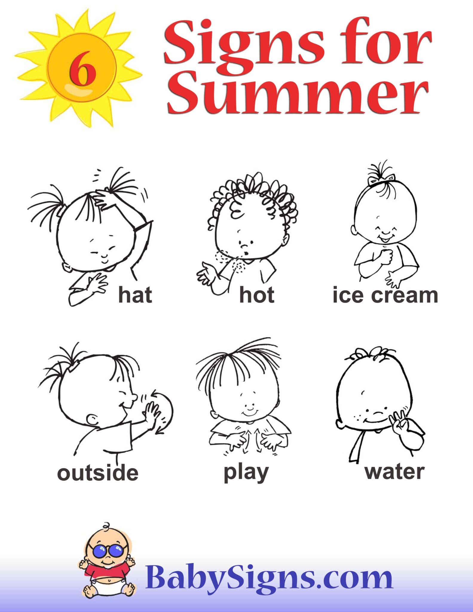 Embrace the Summer with the Baby Signs® Program - Baby Signs®