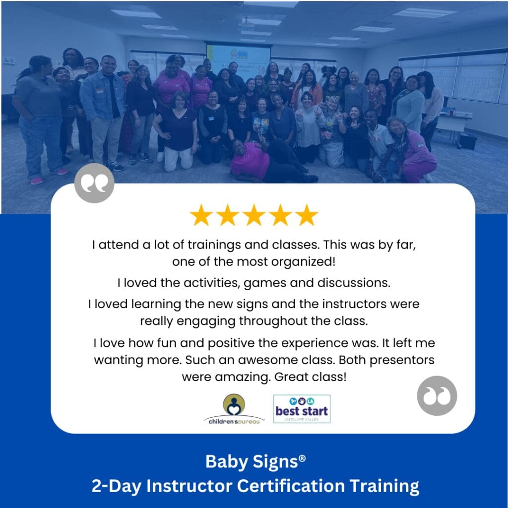 Baby Signs® Training for Agencies & Early Intervention Programs