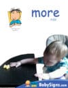 Mealtime Signs Poster Pack | Baby Sign Language for Mealtime Words (10 ...